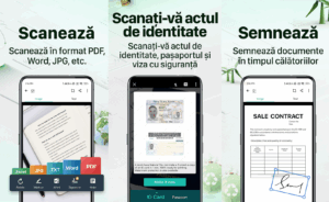 Top 5 aplicații de scanare documente cu telefonul