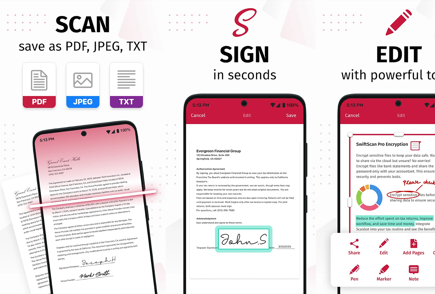 Top 5 aplicații de scanare documente cu telefonul