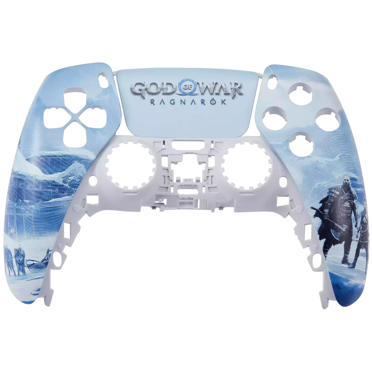 Carcasa Controller Ps5 Dualsense – Faceplate Custom God Of War Blue ...