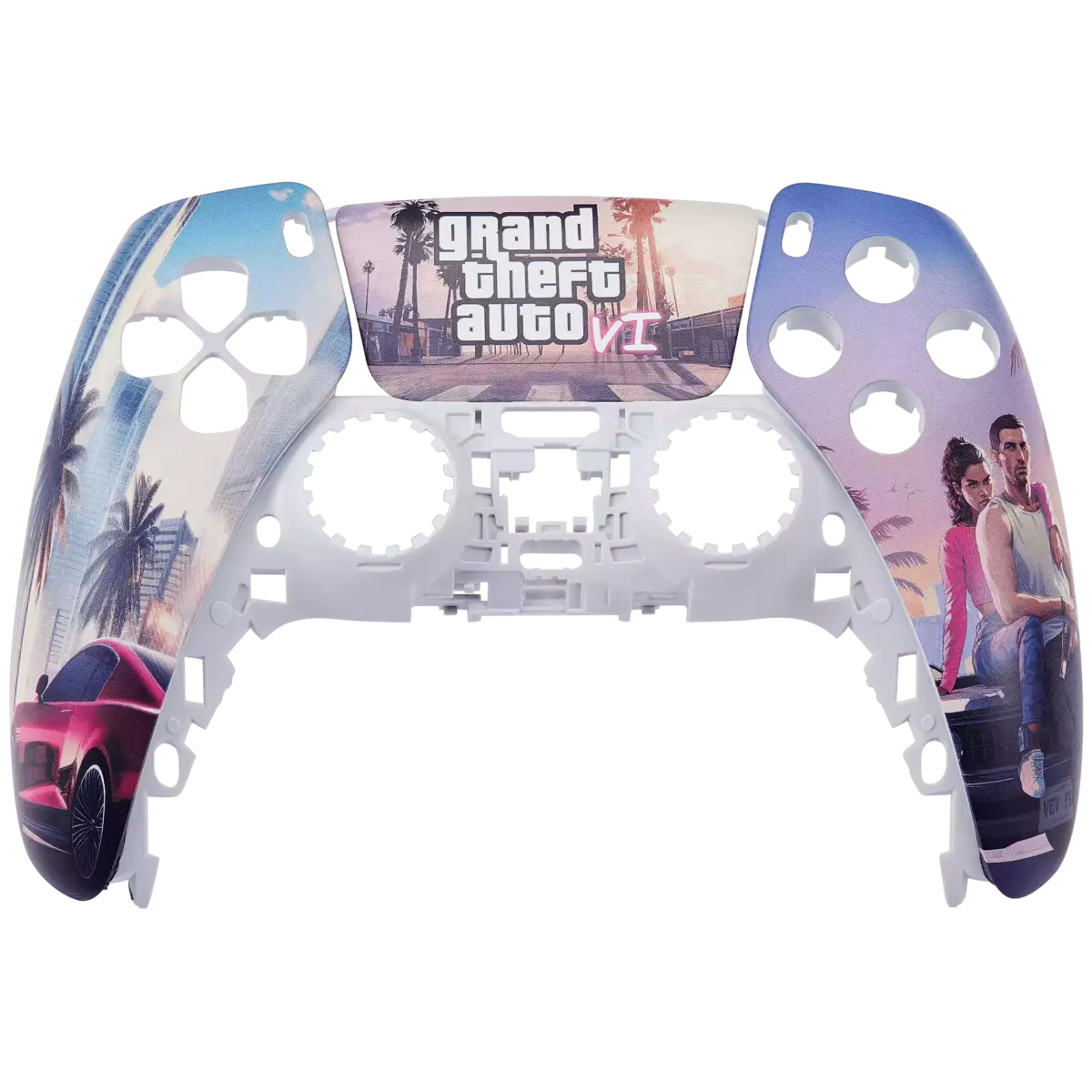 Carcasa Controller Ps5 Dualsense – Faceplate Custom Gta6 grand Theft ...