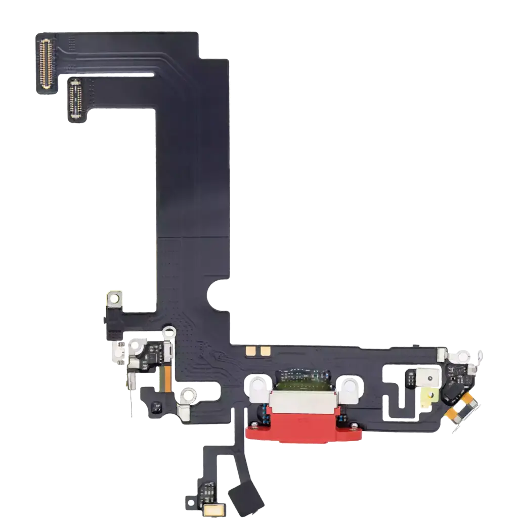Cablu Flex Port Incarcare Cu Placa iPhone 12 Mini Premium (Red) - OnLaptop