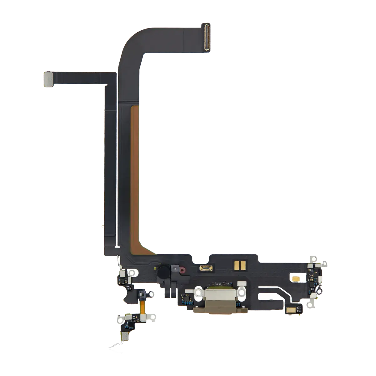 Cablu Flex Port Incarcare Cu Placa iPhone 13 Pro Max Premium (Gold ...