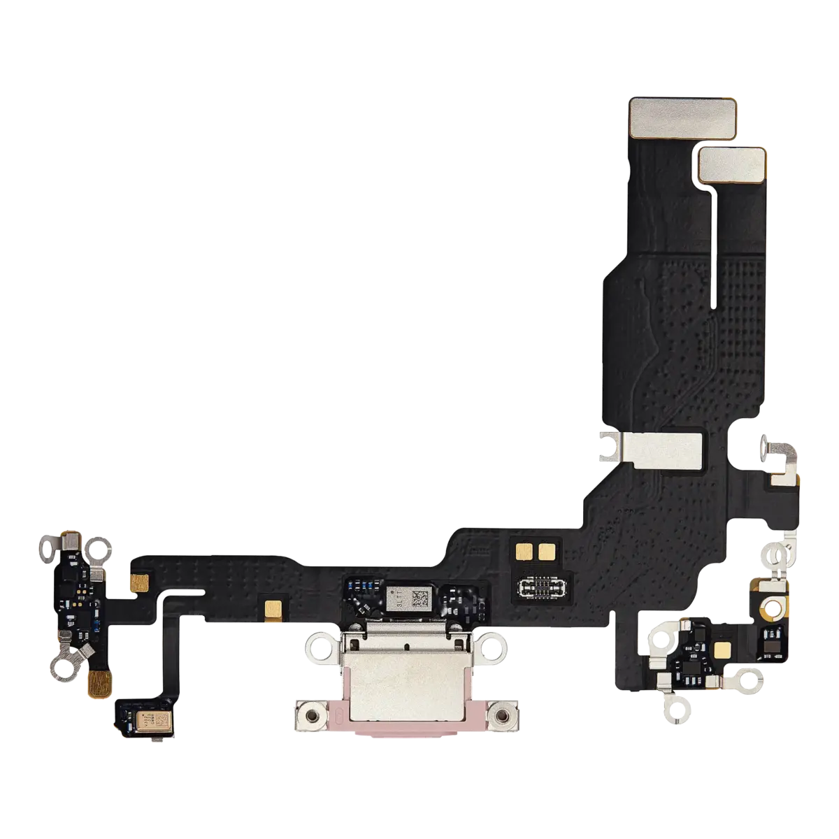 Cablu Flex Port Incarcare Cu Placa iPhone 15 Premium (Pink) - OnLaptop