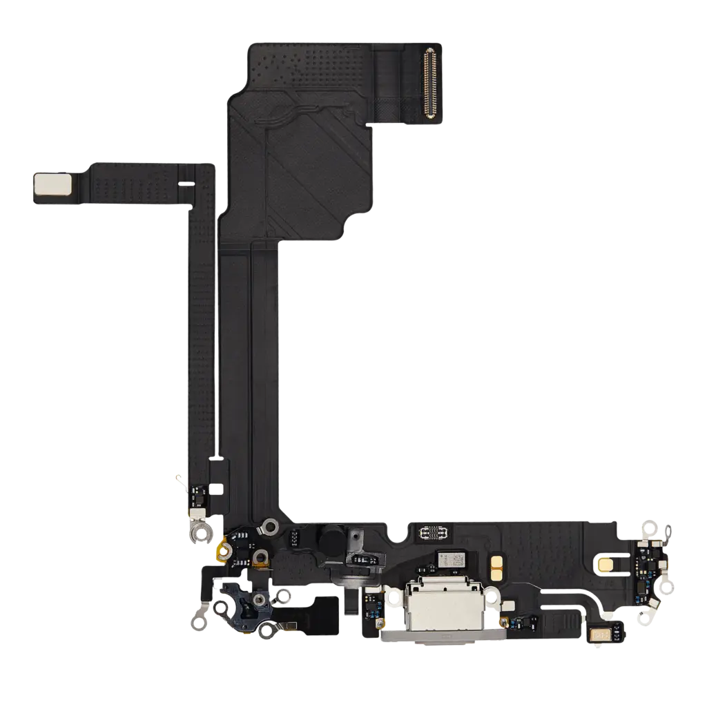 Cablu Flex Port Incarcare Cu Placa iPhone 15 Pro Max Premium (White ...